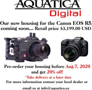 Nouveau caisson pour le Canon EOS R5 - Aquatica